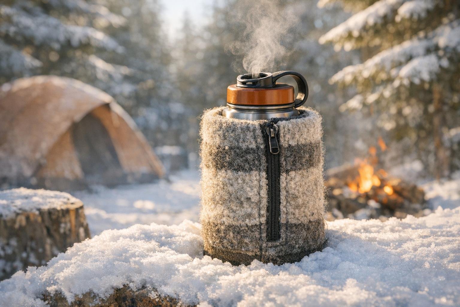 How to Keep Water from Freezing While Camping - Adventurism